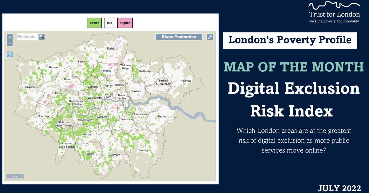 Digital Exclusion Risk Index | Trust for London