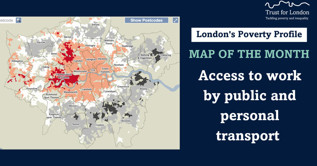 London's Poverty profile - access to work | Trust for London